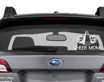 Cheer mom decal | Etsy