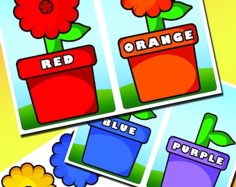 Color matching game | Etsy