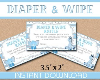 Diaper wipe raffle | Etsy
