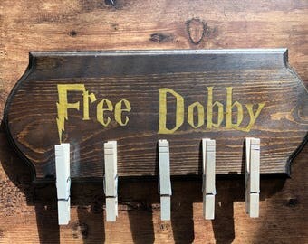 Free dobby sign | Etsy