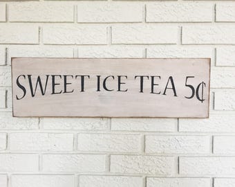 Sweet tea sign | Etsy