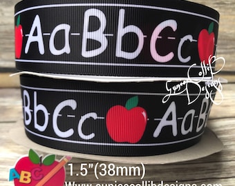 Alphabet ribbon | Etsy