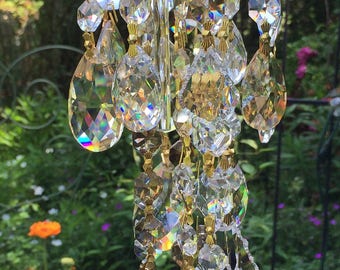 Crystal wind chime | Etsy
