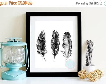 Feather poster | Etsy