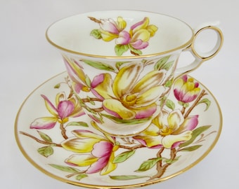 Magnolia tea cup set | Etsy