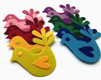 Felt birds | Etsy