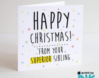 Sibling christmas | Etsy
