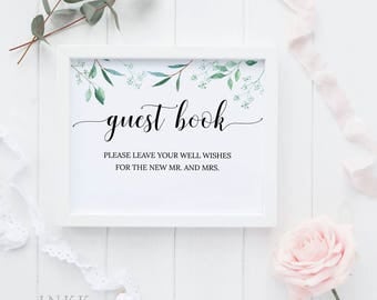 Guest book sign | Etsy