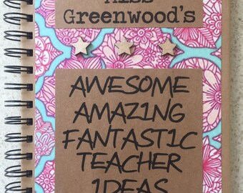 Teacher notepad | Etsy