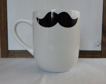 Mustache mug | Etsy