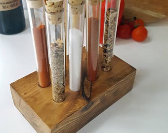 Test tube spice rack | Etsy