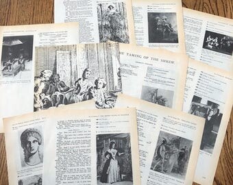 Shakespeare card | Etsy