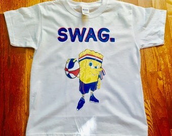 Spongebob tshirt | Etsy