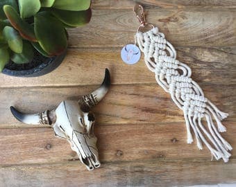 Macrame keychain | Etsy