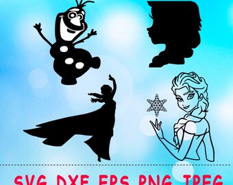 Frozen svg | Etsy
