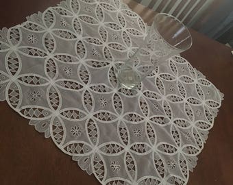 Square table topper | Etsy