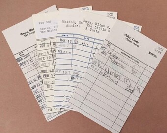 Library due date | Etsy