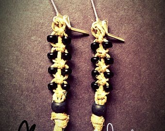 Hemp earrings | Etsy