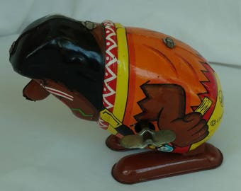 Toy Washing Machine Windup Toy Metal Machine Vintage toy