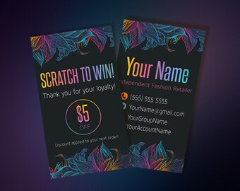 Scratch off card | Etsy