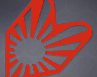 Rising sun decal | Etsy