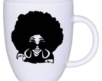 Afro decal | Etsy