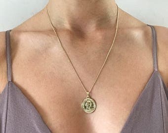 Coin necklace | Etsy