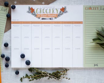 Meal planner | Etsy