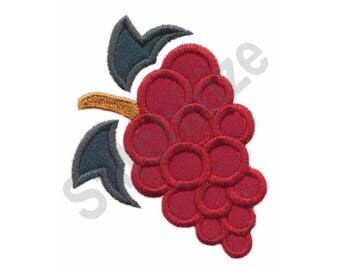 Grape applique | Etsy