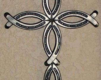 Horseshoe cross | Etsy