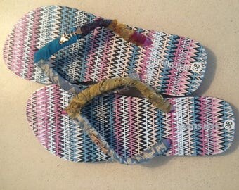 Fancy flip flops | Etsy
