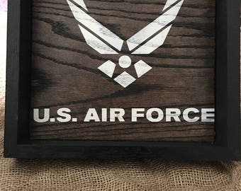 Air force shadow box | Etsy