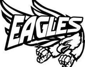 Vinyl Car Window Wall Sticker Choose Size Color Philadelphia Eagles ...