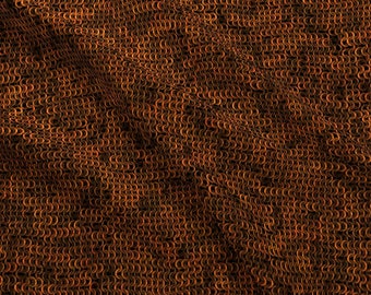 Medieval Armor Fabric Scale Armour Gold Brass Copper By