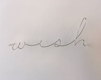 Wire word | Etsy
