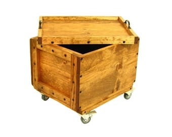 Crate with wheels | Etsy
