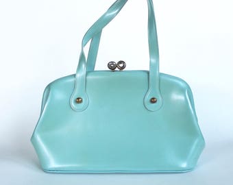 Light blue handbag | Etsy