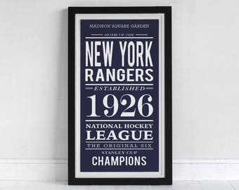 New york rangers | Etsy