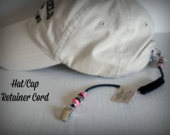Retractable Cap Hat Leash Retainer Keeper TOPPER STOPPER Wind