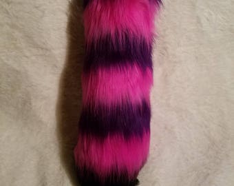 Purple fox tail | Etsy