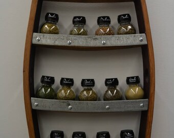 Wine Barrel Lazy Susan Handmade Small