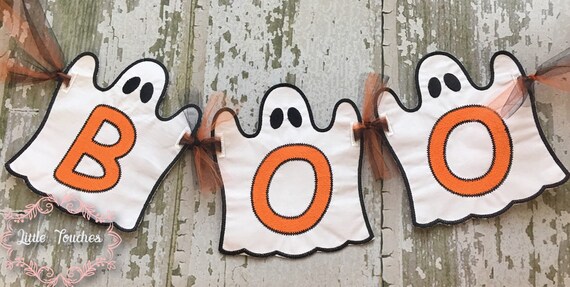 Halloween Banner Ghost Banner Halloween Party Banner