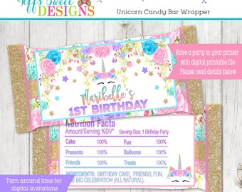 Candy bar wrappers | Etsy