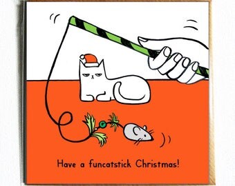 Pun christmas card | Etsy