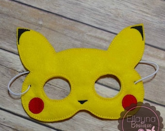 Pikachu mask | Etsy