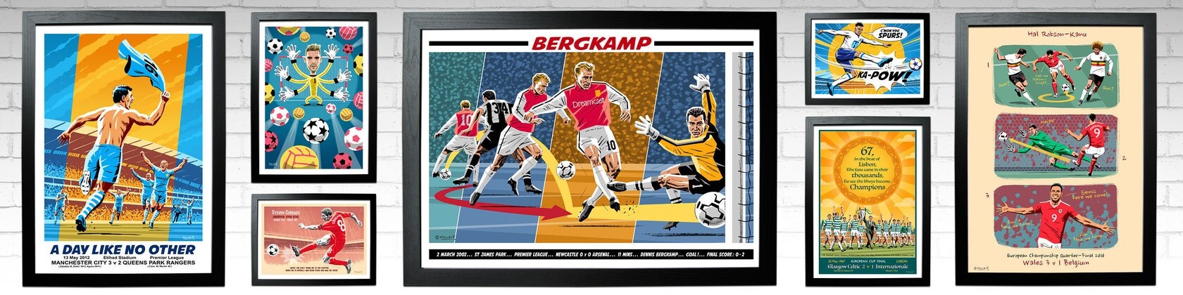 Giclee Art Prints of Football Art by Steve by THEFOOTBALLARTIST