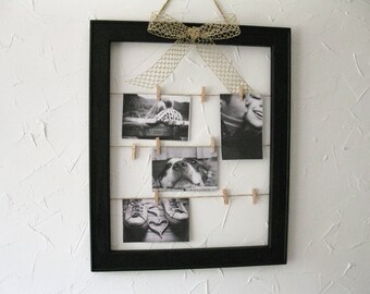 Clothespin frame | Etsy