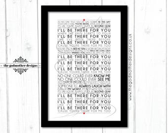 Friends poster | Etsy