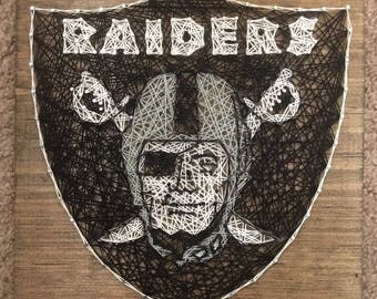 Raiders wall art | Etsy