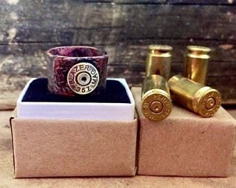 Mens bullet ring | Etsy